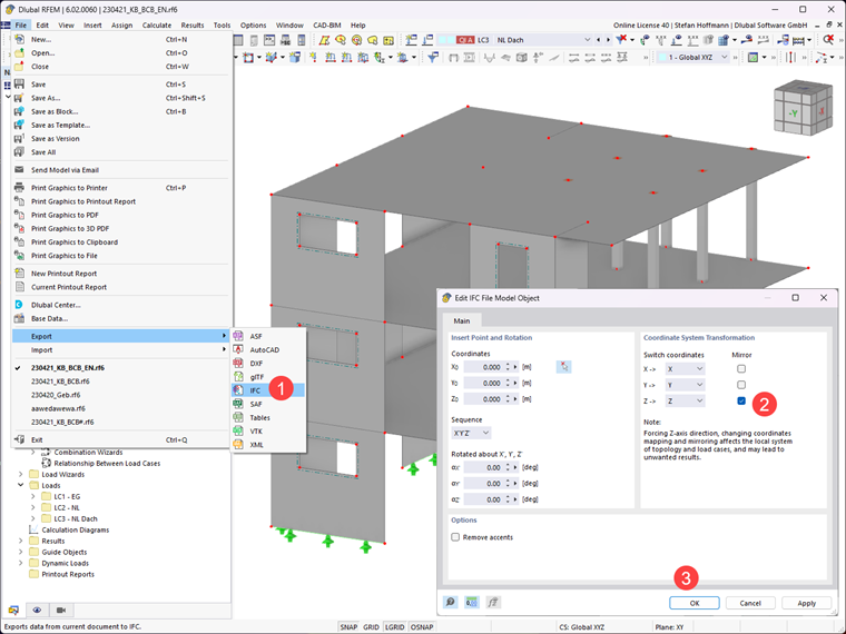 Building Collapse Simulation Under Dynamic Loading