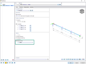 Blocks with Reference Block Specification