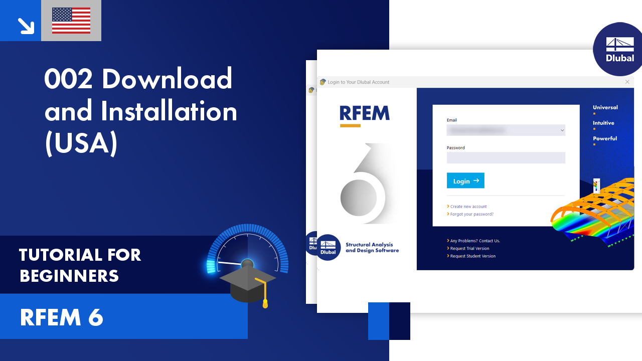 RFEM 6 Tutorial for Beginners | 002 Download and Installation (USA)