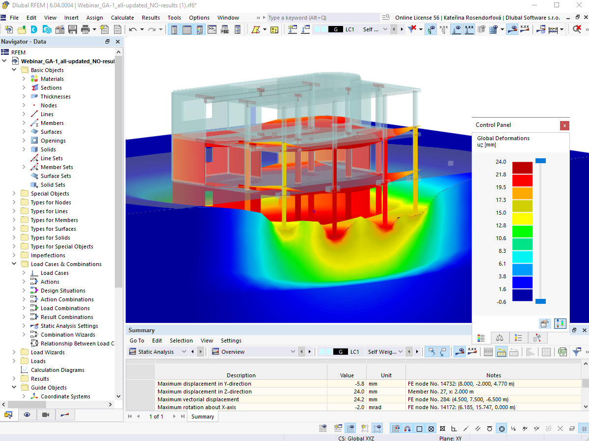 Calculations of Geotechnical Analysis in RFEM 6 | Dlubal Software