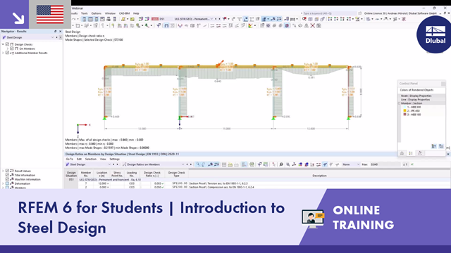 Free Online Tutorial | RFEM 6 for Students