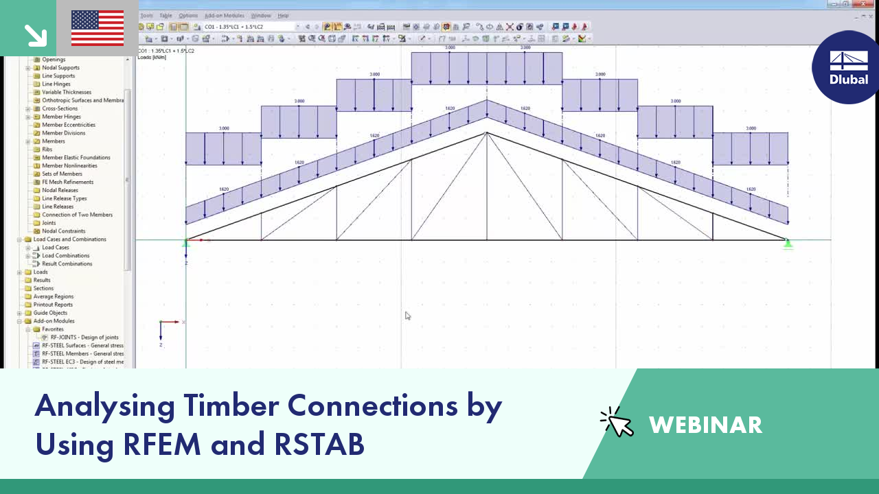 Webinar: Analysing Timber Connections by Using RFEM and RSTAB