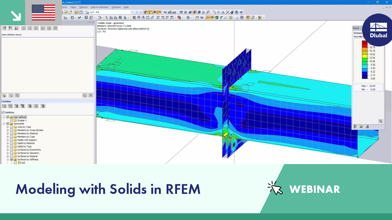 Modeling with Solids in RFEM