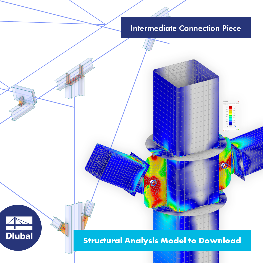 Intermediate Connection | Structural RFEM 6 Model to Download