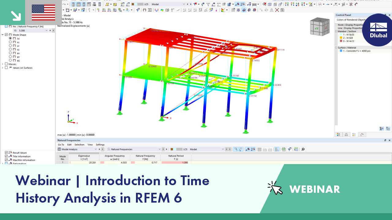 Webinar | Introduction to Time History Analysis in RFEM 6