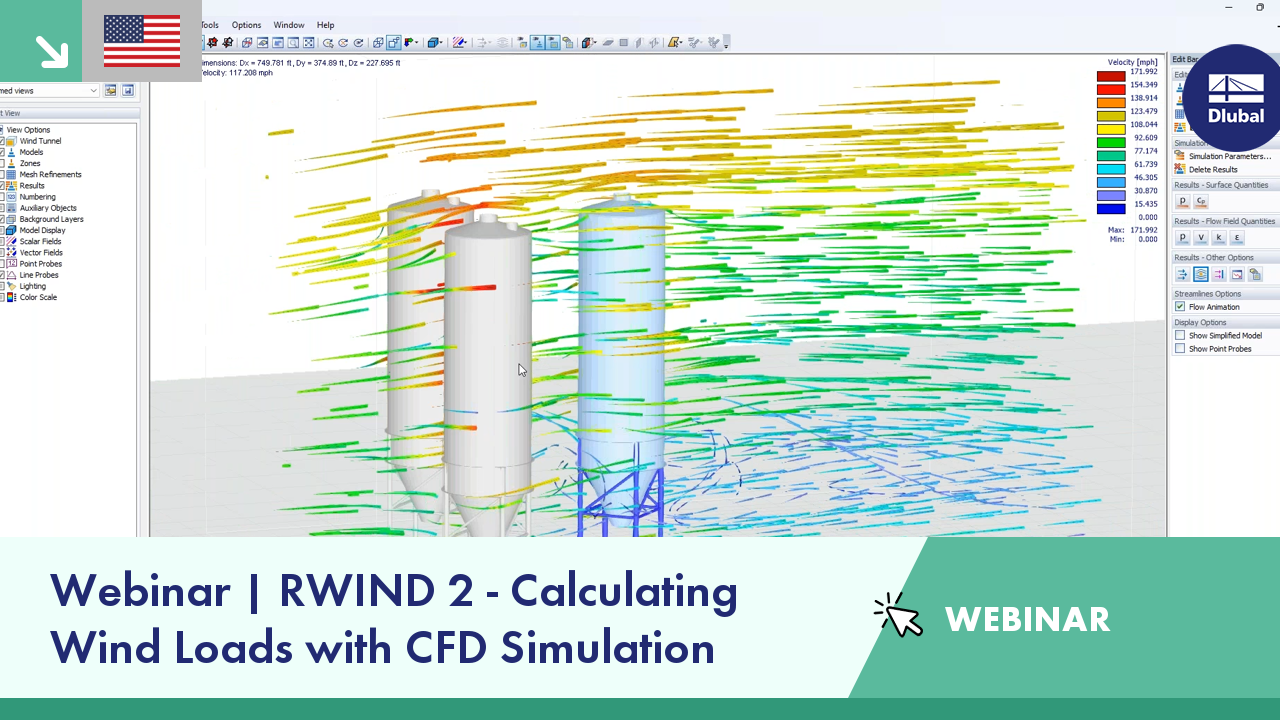 Webinar | CFD Wind Simulation with RWIND 2 | 07.02.2024