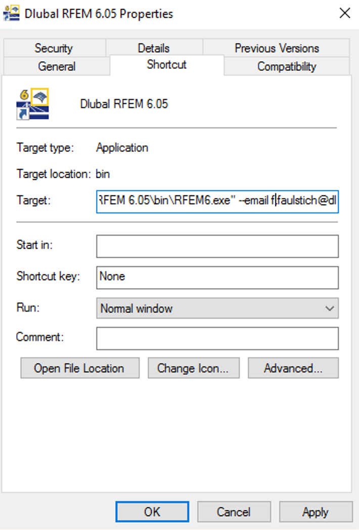 Starting Program Without Logging in in RFEM 6 and RSTAB 9