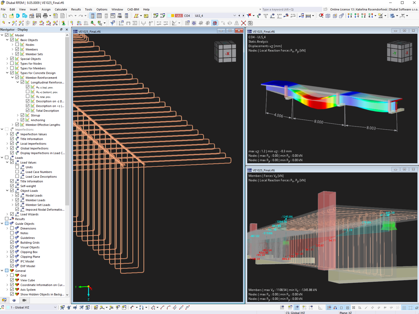 Reinforced Concrete Structures in RSTAB 9