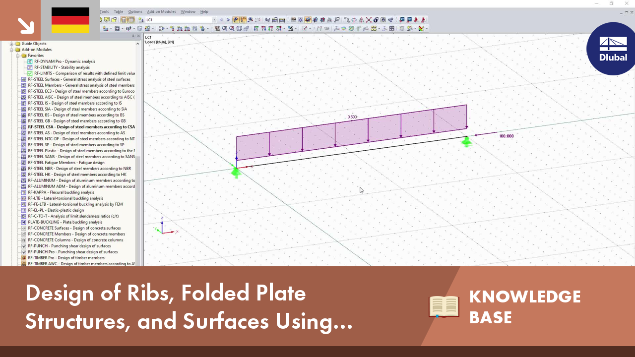 KB 001838 | Design of Ribs, Folded Plate Structures, and Surfaces Using ...