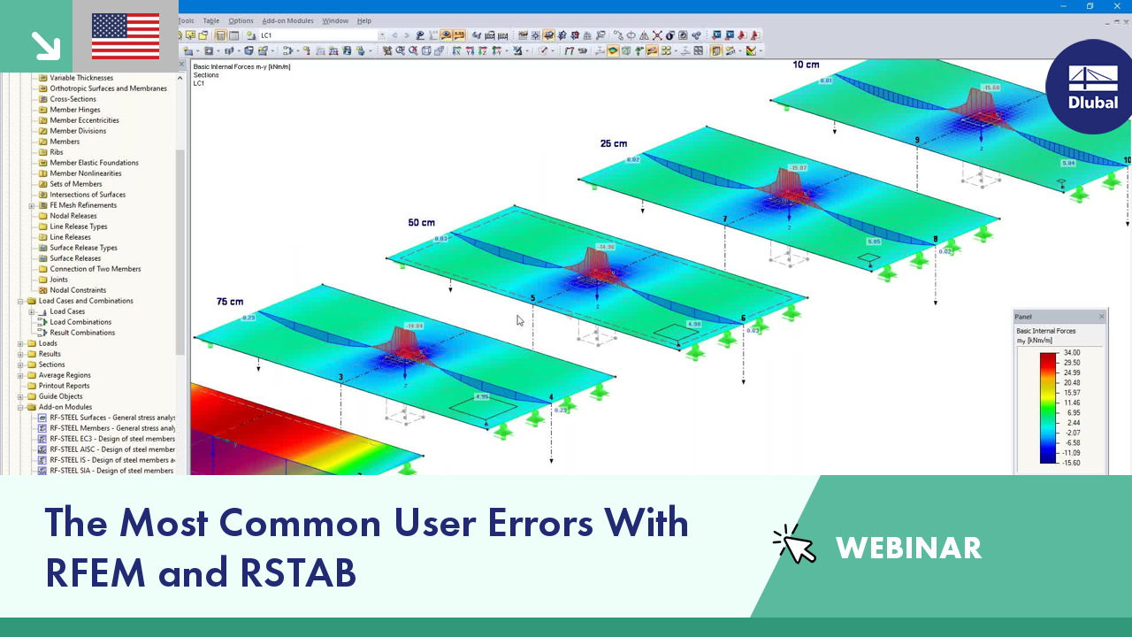 WEBINAR | The Most Common User Errors With RFEM and RSTAB | Thu, Feb 4 ...