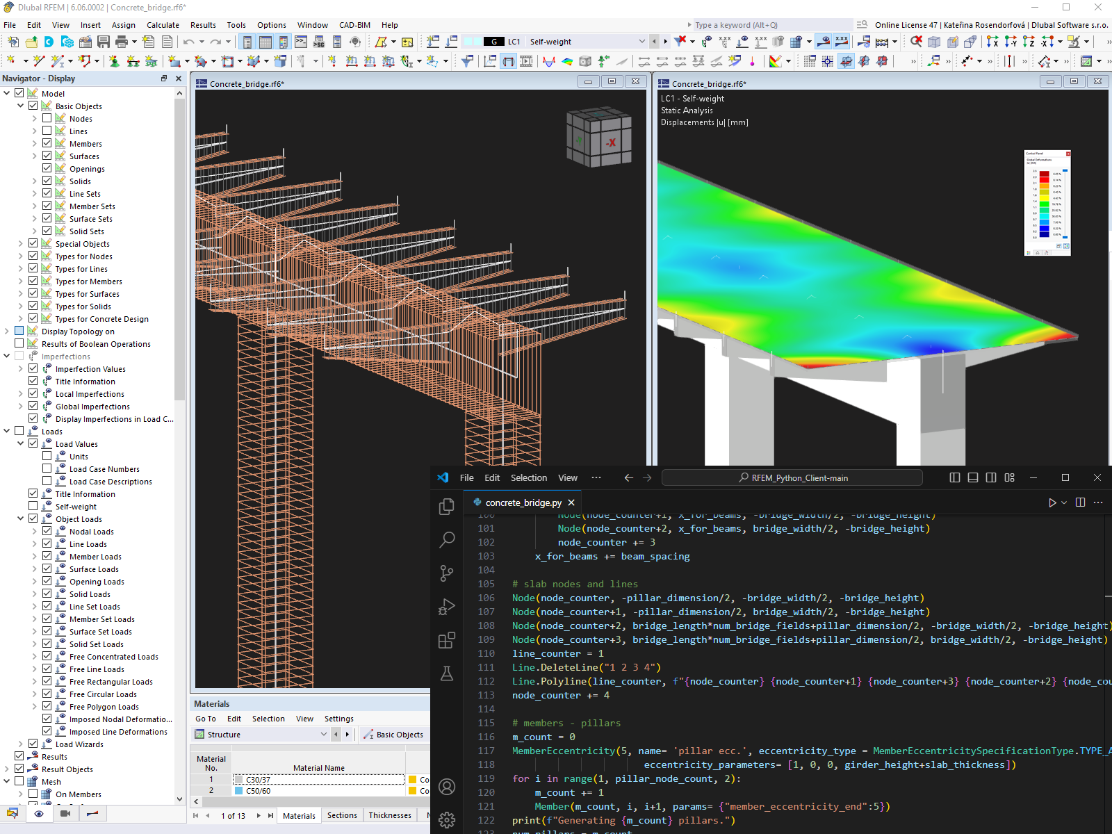 The Concrete Bridge in RFEM 6