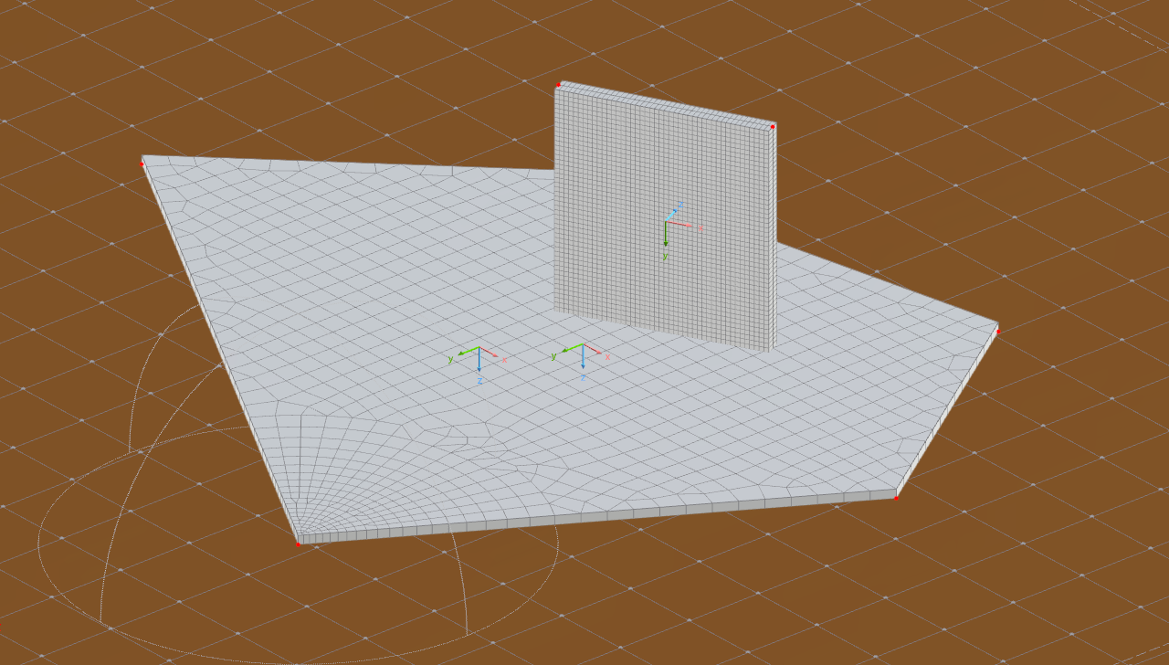 Generating Independent FE Mesh for Separate Objects