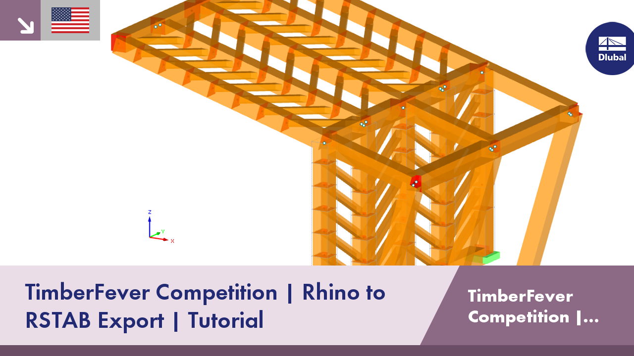 TimberFever Competition | Rhino to RSTAB Export | Tutorial