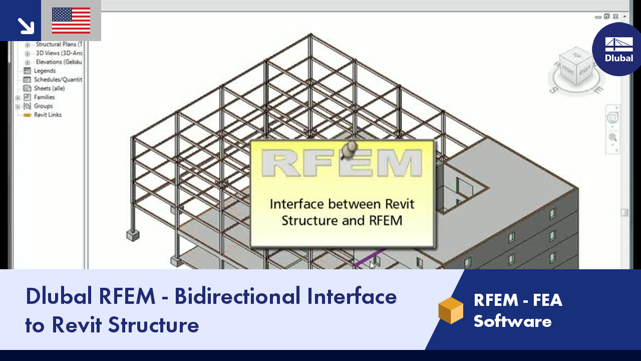 Dlubal RFEM - Bidirectional Interface to Revit Structure