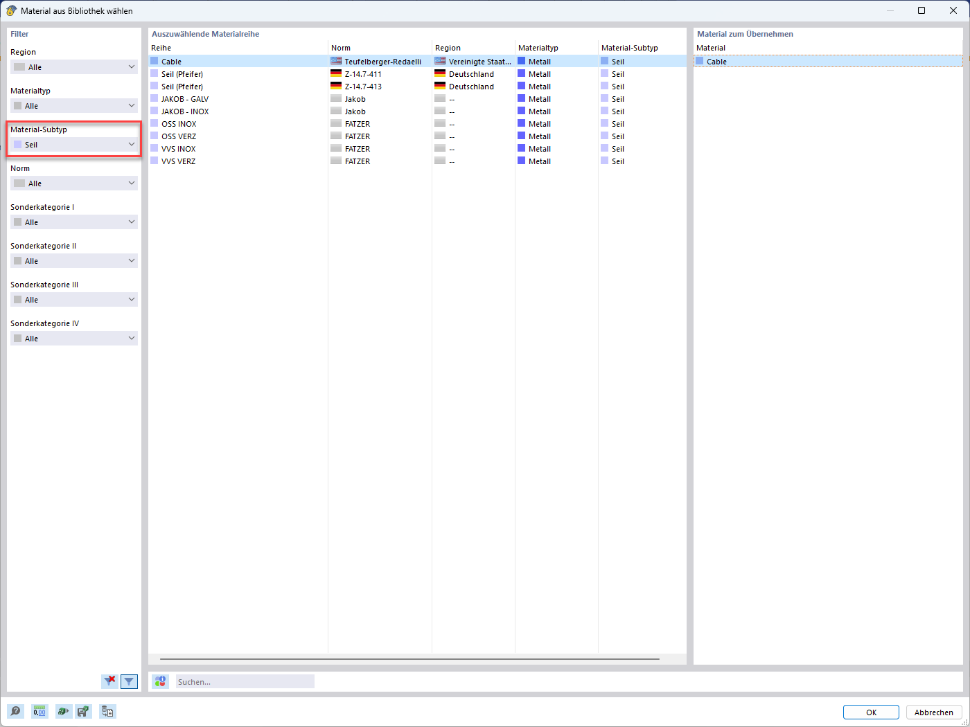 Design of Cable Structures in RFEM 6 and RSTAB 9