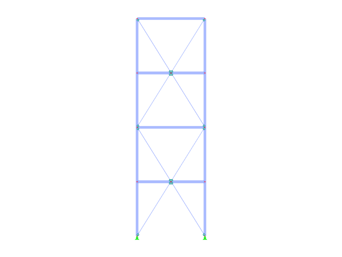 Two-Story Steel X-Bracing | 4429