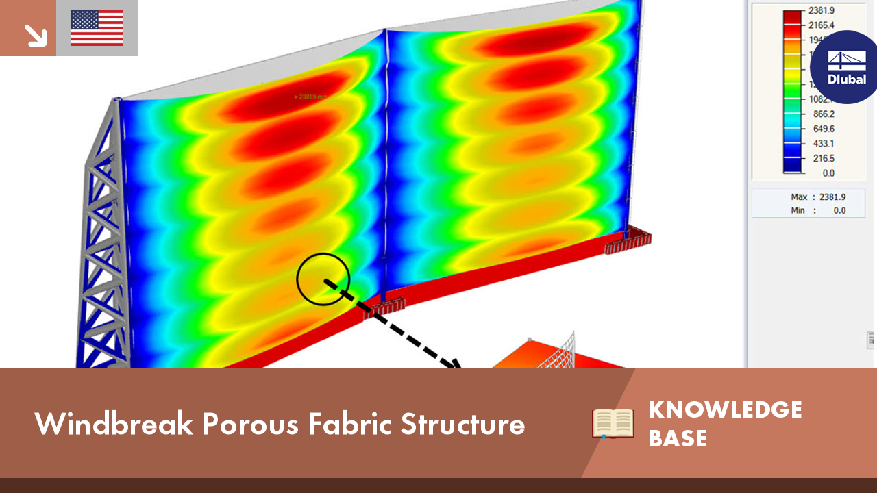 Windbreak Porous Fabric Structure