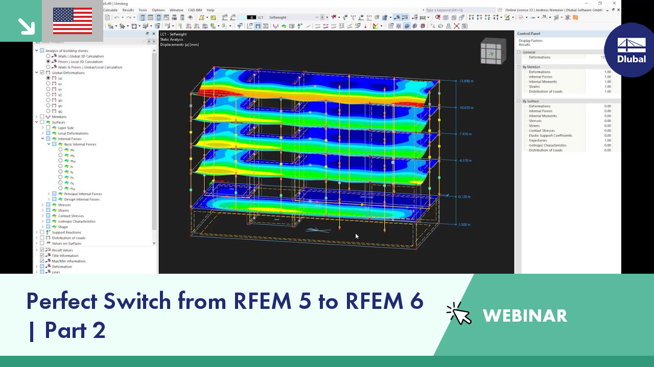 Webinar | Perfect Switch from RFEM 5 to RFEM 6 | Part 2
