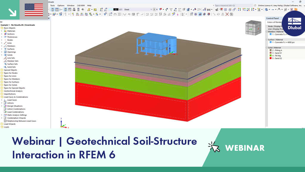 Webinar | Geotechnical Soil-Structure Interaction in RFEM 6 (USA) | Wed, Mar 19, 2025 | 2:00 PM ...