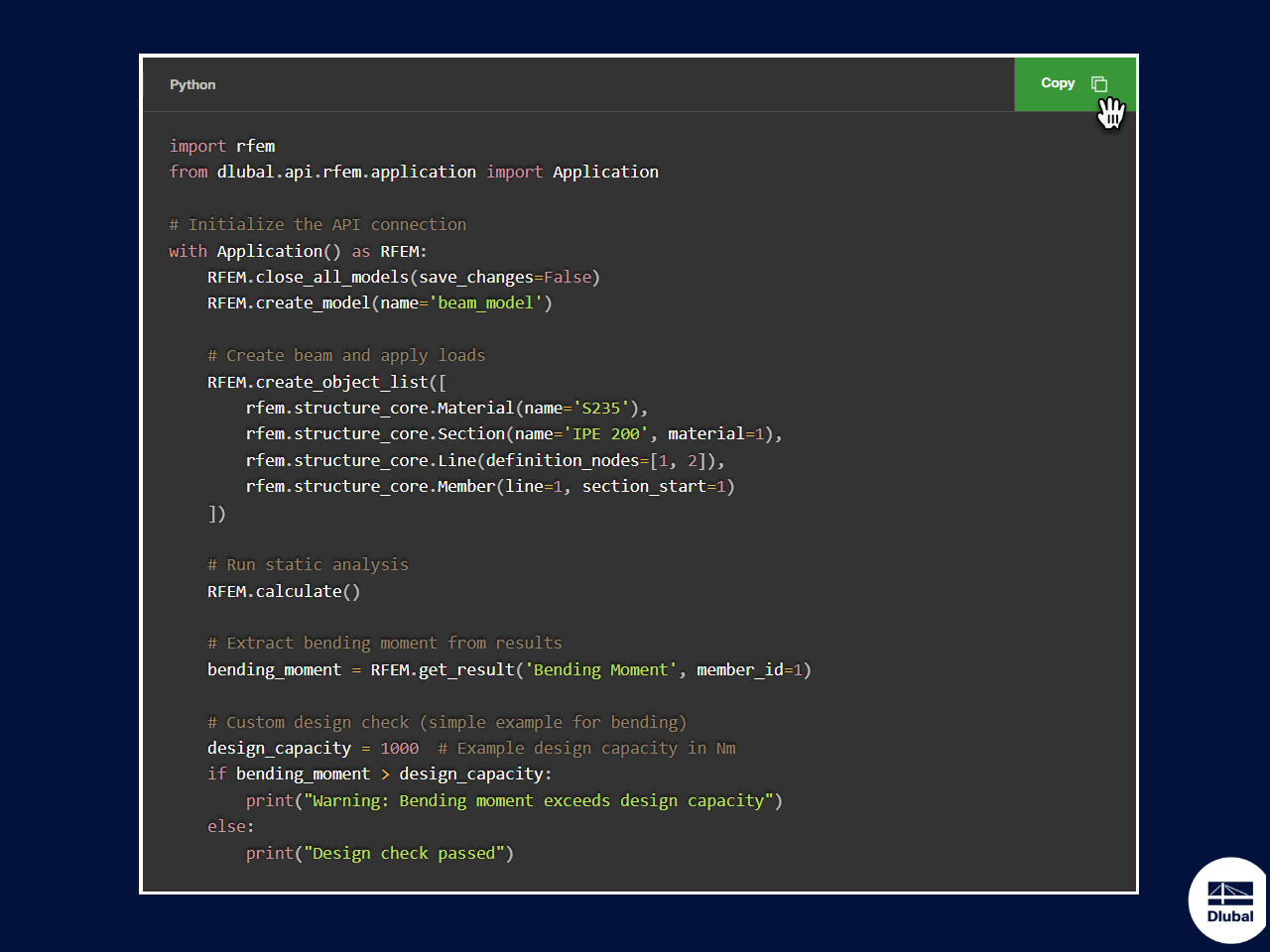 KB 1947 | Dlubal API: Practical Use Cases and Key Benefits