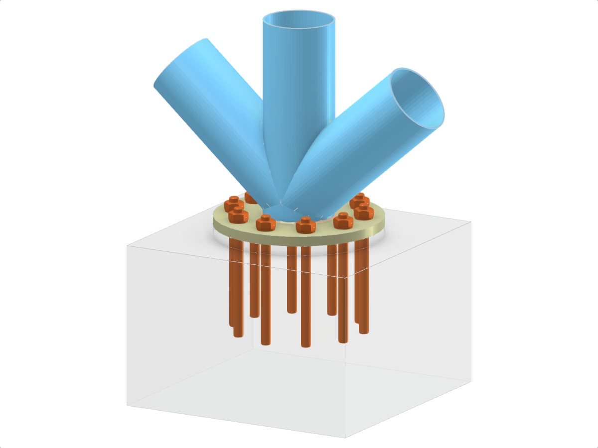 Column Base with Welded Diagonal Connection | 5814