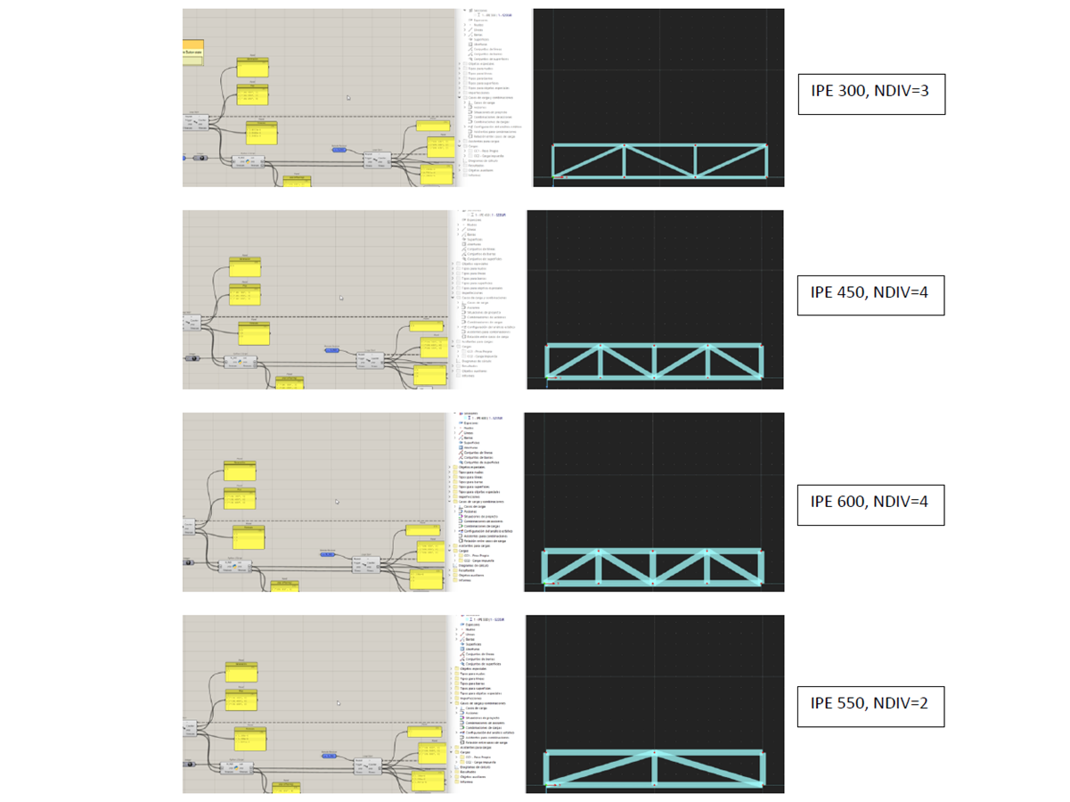 Topological Optimization in Structural Design with Visual Programming Environments and Genetic