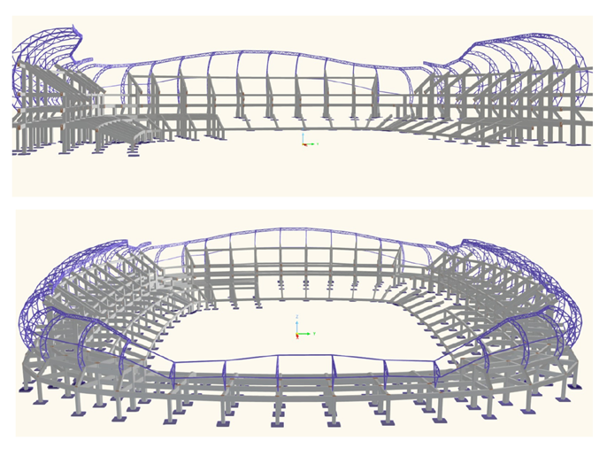 Structural Design and Construction of Football Stadium in Mazatlán, Mexico
