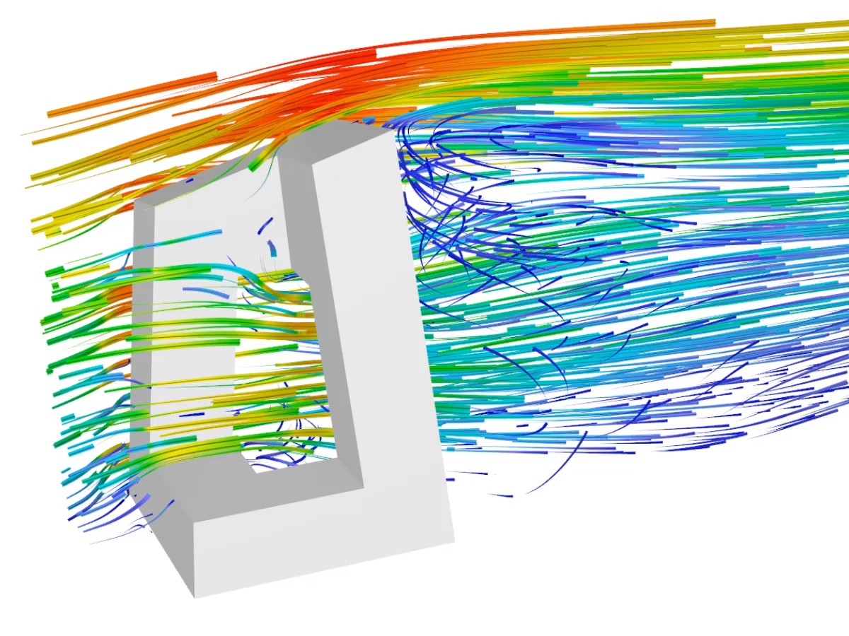 Simulación de viento usando RWIND Simulation y transferencia de fuerzas de viento a RFEM o RSTAB