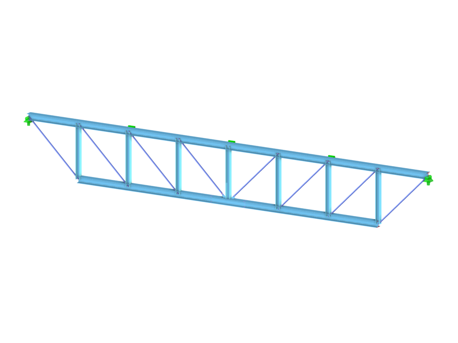 Truss 2D con detalle FEM | 004320