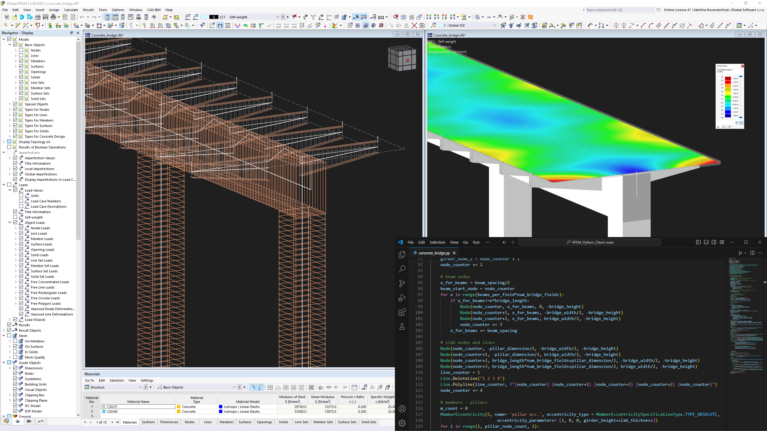 Servicio web y API en RFEM 6