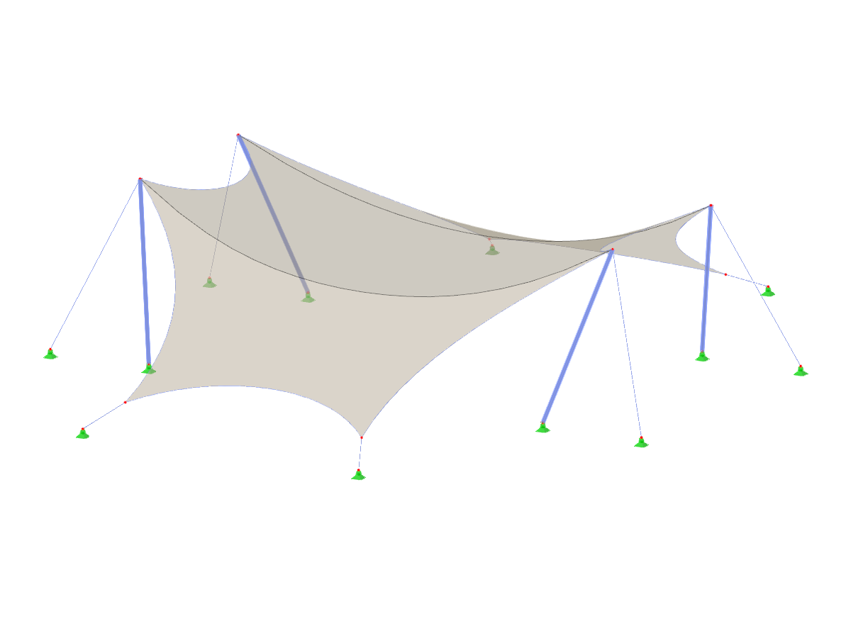 TMS055 | Structure à membrane tendue | 003793