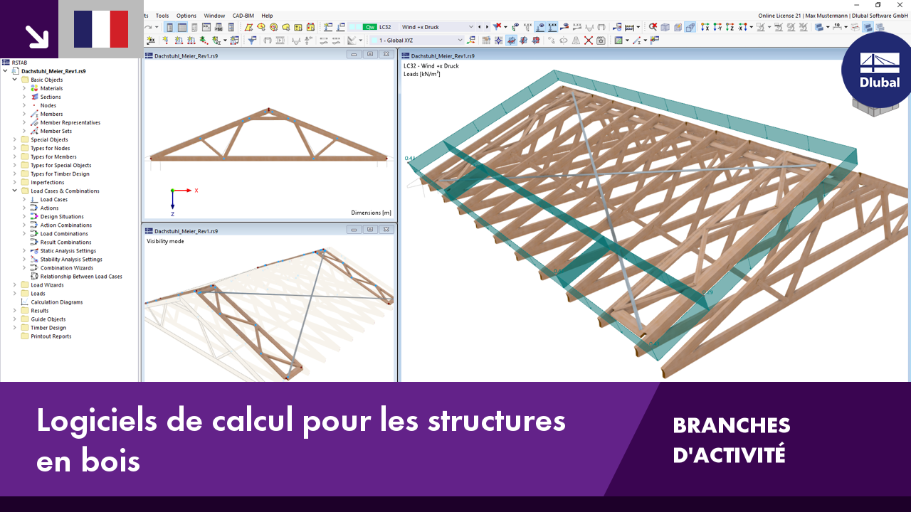 Logiciels de calcul pour les structures en bois