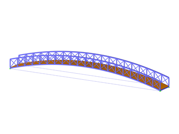 Pont en treillis Pratt | 004345