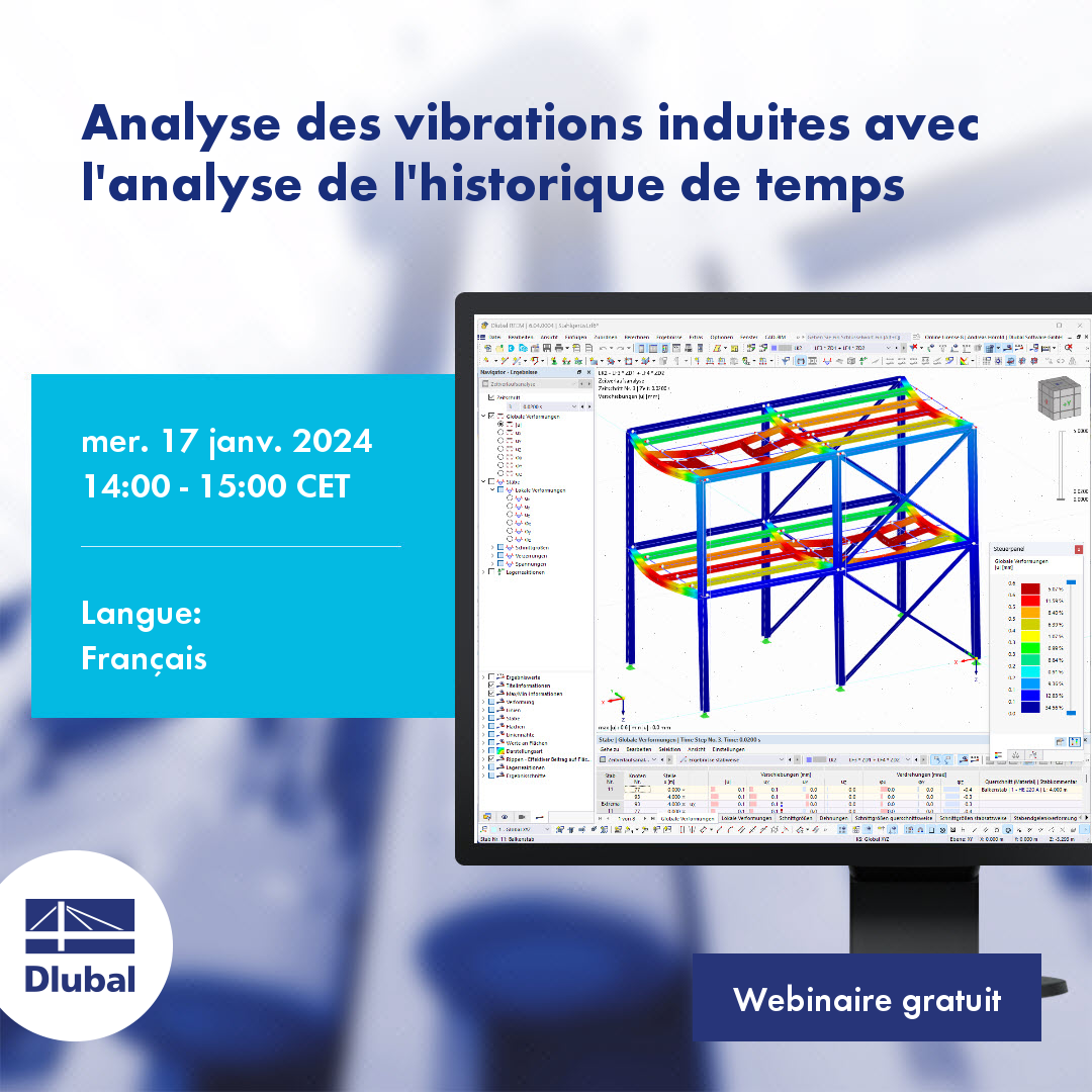 Analyse des vibrations induites avec le module Analyse de l'historique ...