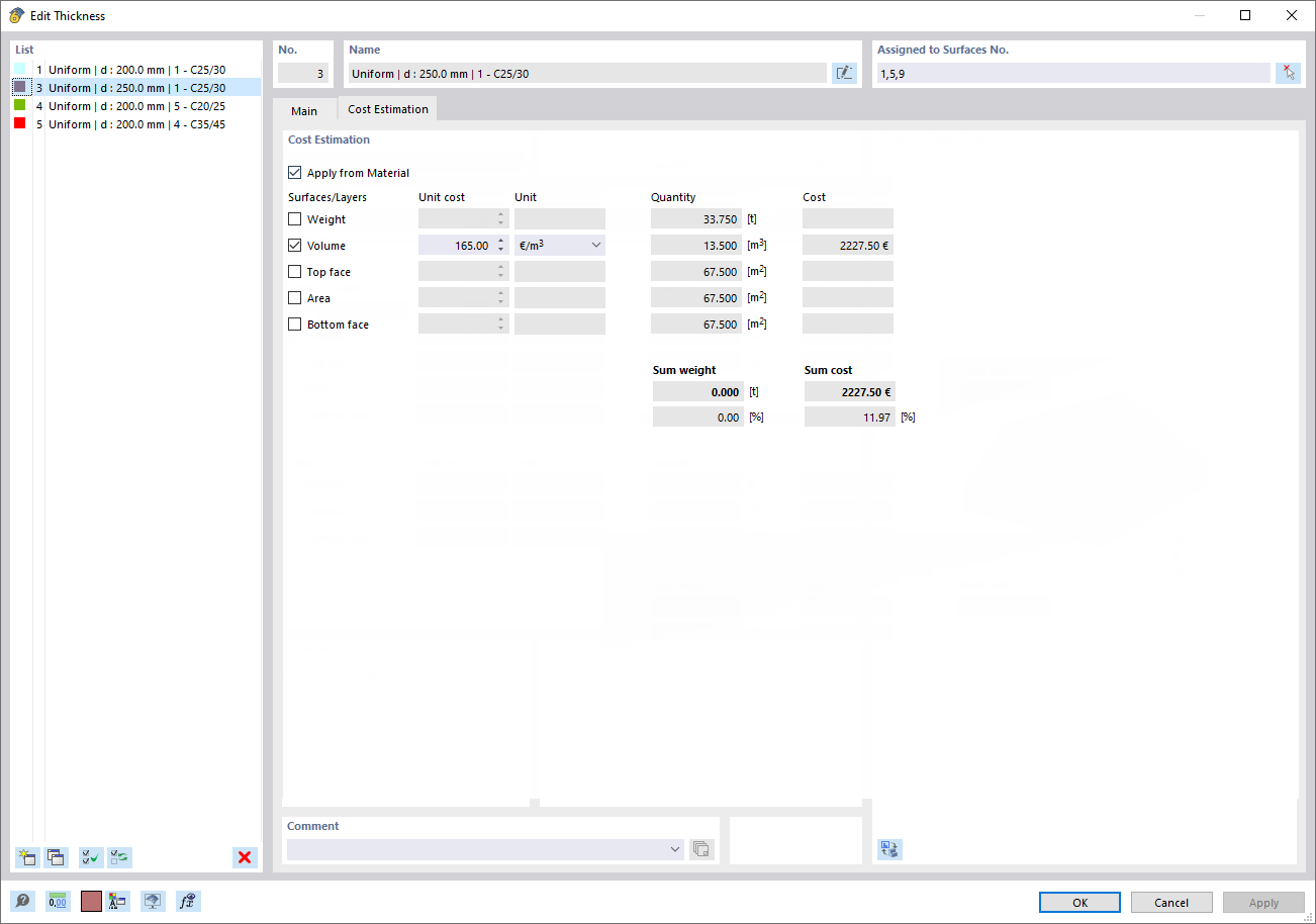 Calcul de la déformation dans l’enveloppe et méthodes mixtes